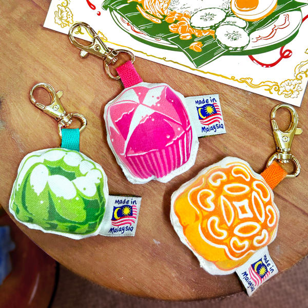 Kuih Puteri Ayu Keychain – Bingka.KL