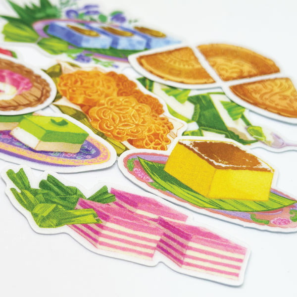 Banyaknya Kuih Decoration Stickers – Bingka.KL