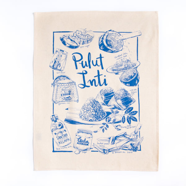 Kuih Pulut Inti Tea Towel – Bingka.KL